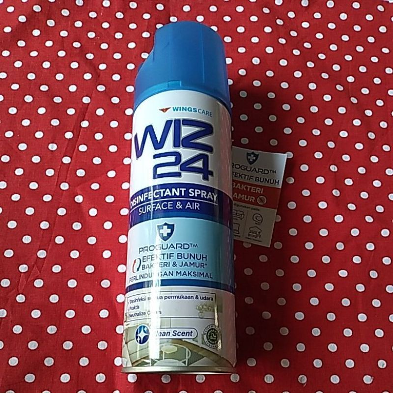 Jual wiz 24 disinfectant spray 300ml | Shopee Indonesia