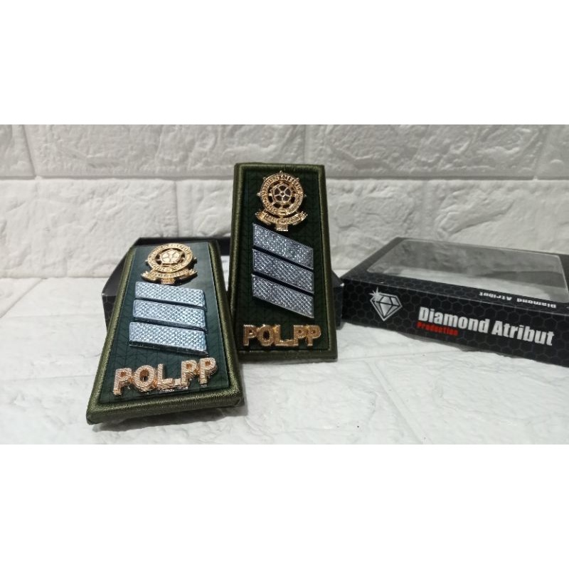 Jual Pdh Satpol PP 2C logo setir kain akrilik exclusive | Shopee Indonesia