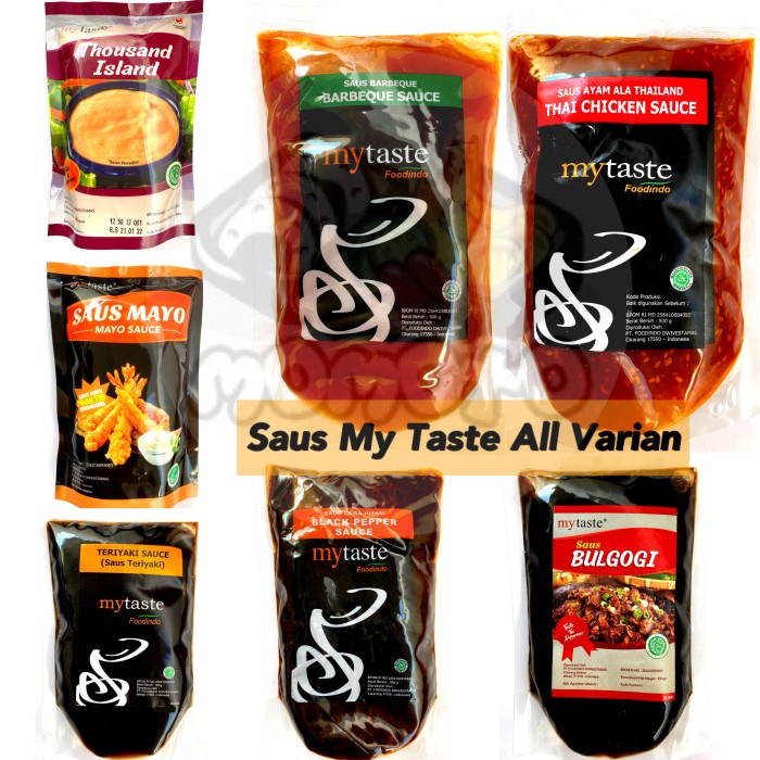 Jual My Taste Sauce Blackpepper / Teriyaki / BBQ / Bulgogi - MT Thai ...