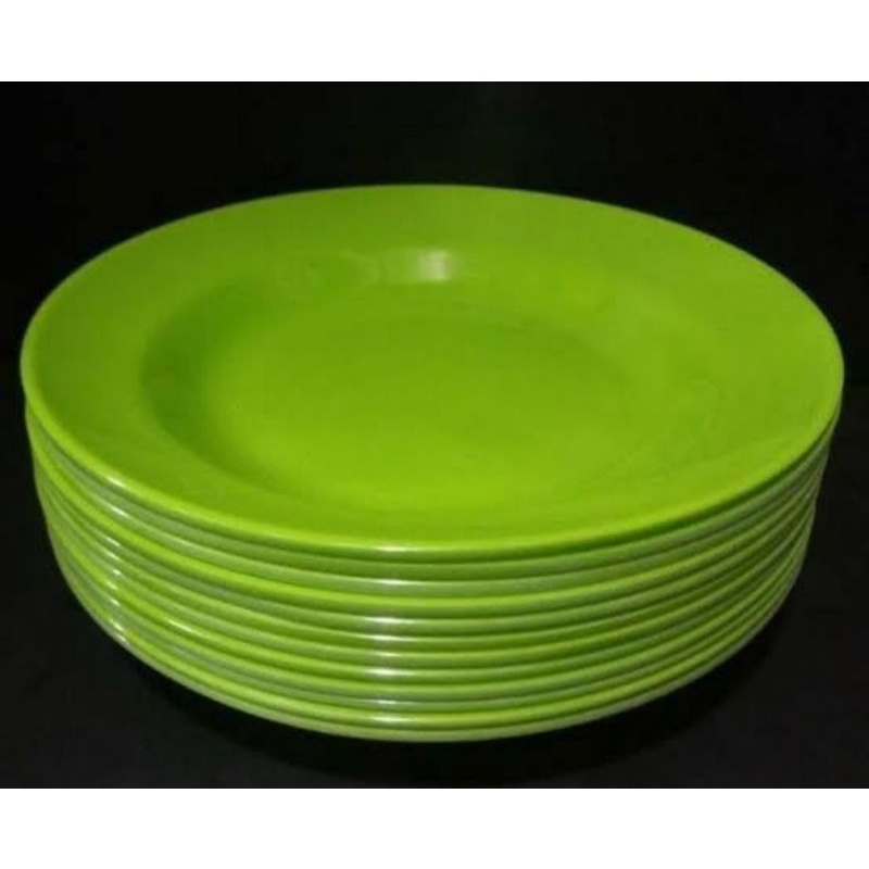 Jual Piring Melamine 12 pcs singa singi 9 inch (1Lusin) | Shopee Indonesia