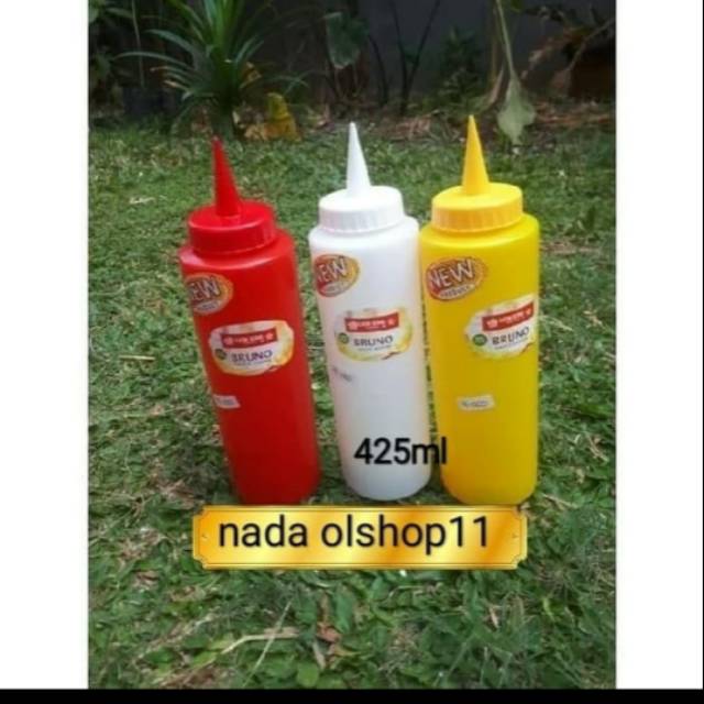 Jual Botol mayonaise/botol saus bruno lions star 425ml | Shopee Indonesia