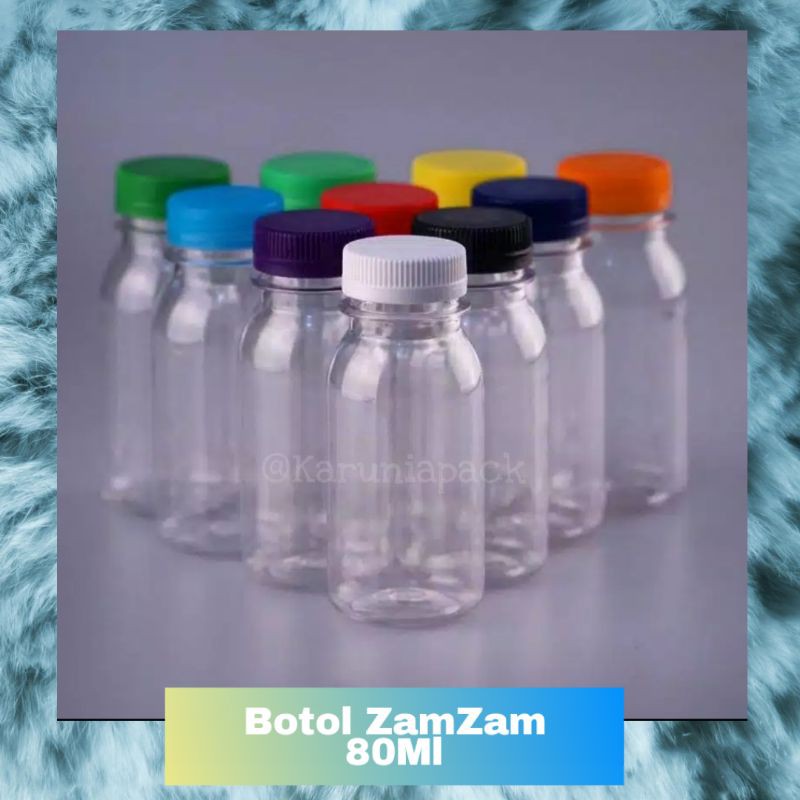 Jual Botol Plastik zam-zam 80ml | Botol minum kecil | Shopee Indonesia