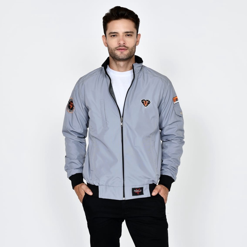 Jual JAKET BOMBER ANTI AIR WATERPROOF CASUAL SIMPLE REBEL ID JAKET ...