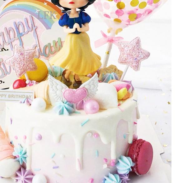 Jual PRINCESS TOPPER SNOW BELLE SOPHIA ARIEL ELSA HAPPY BIRTHDAY ACTION ...