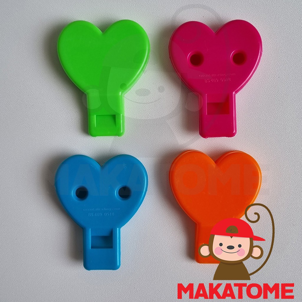 Jual TalkTools Horn #5 heart lip whistle peluit hati talk tool therapy ...