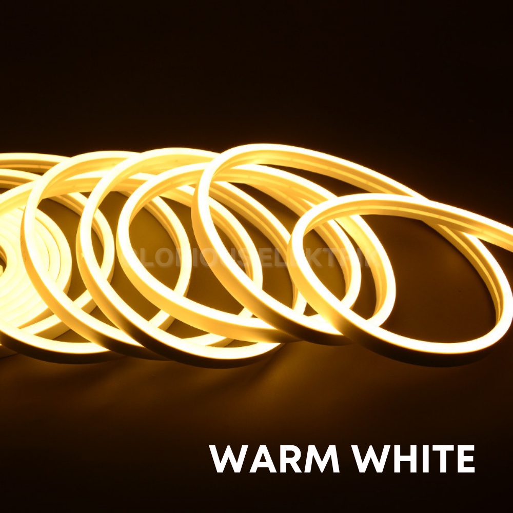 Jual Lampu LED Neon Flexible Selang 5 Meter DC 12V IP65 Waterproof ...