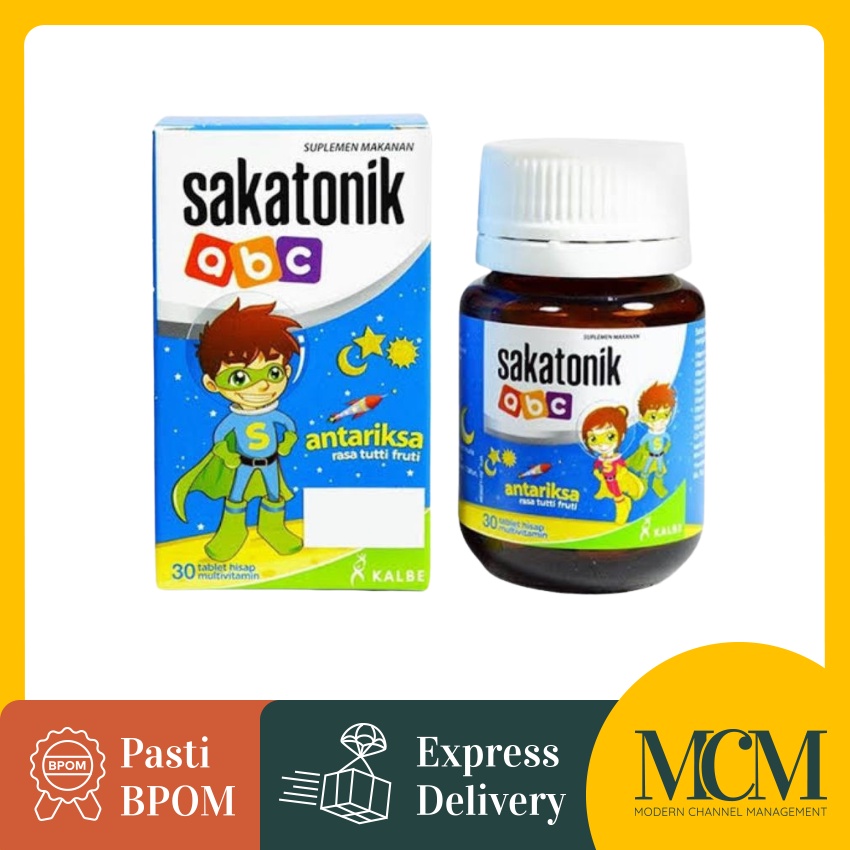 Jual Multivitamin - Sakatonik ABC Antariksa Rasa Tutti Frutti - 30 ...