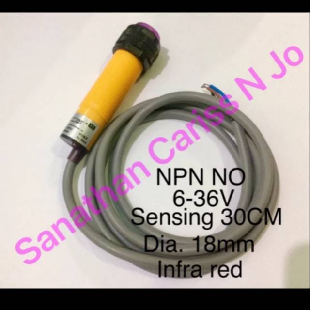 Jual E3F DS30C4 proximity switch sensor 6-36V infrared E3F-DS30C4 NPN NO sensor | Shopee Indonesia