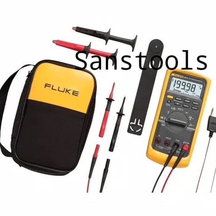 Jual Fluke 87V/E2 combo kit Industrial Digital multimeter multi tester ...