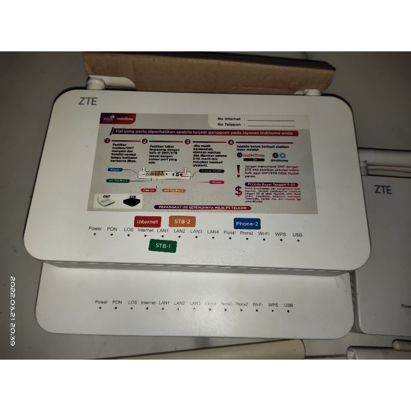 Jual MODEM WIFI GPON ONT Router ZTE F609 | Shopee Indonesia