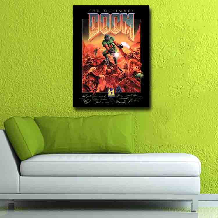 Jual Doom Retro Game Poster - Poster Kayu - Hiasan Dinding | Shopee ...