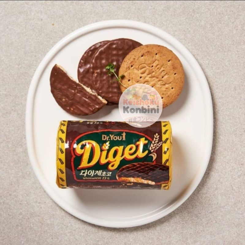 Jual Orion Diget Chocolate Biscuits / snack impor / snack korea ...