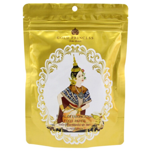 Jual Gold Princess Royal Detoxification Foot Patch | Shopee Indonesia