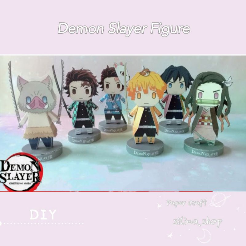 Jual PaperCraft Demon Slayer Action Figure Demon Slayer Kimetsu No ...