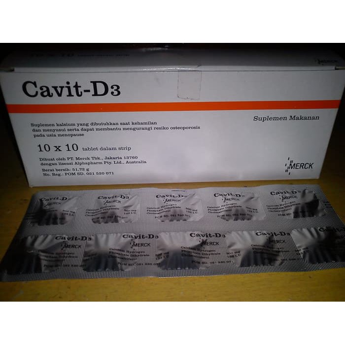 Jual Cavit D3 Tablet | Shopee Indonesia