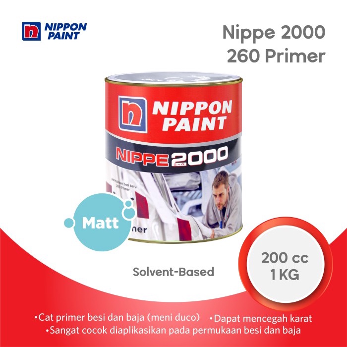 Jual Nippon Paint - Nippe 2000 260 Primer -200cc- Cat Primer Meni Duco ...