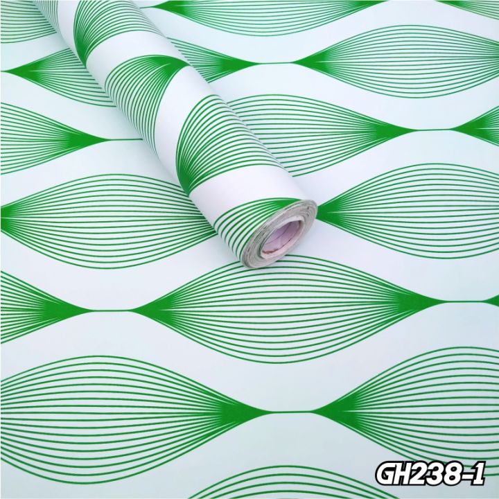 Jual Wallpaper Sticker Dinding Lidi Hijau Panjang 10 Meter x Lebar 45cm ...