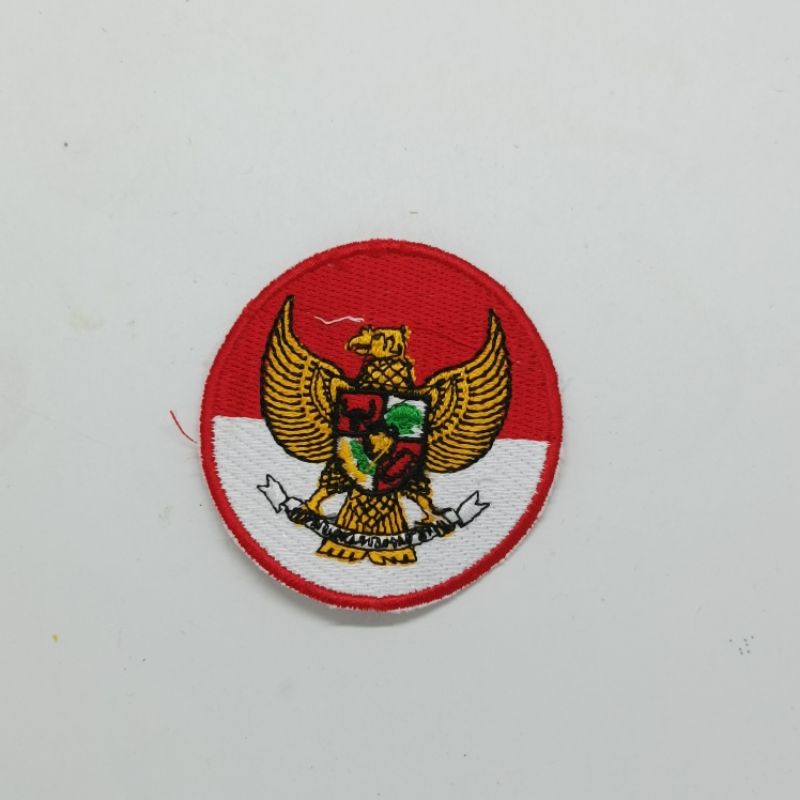 Jual Logo Bordir Garuda Merah Putih / Logo Garuda Merah Putih / Bordir ...