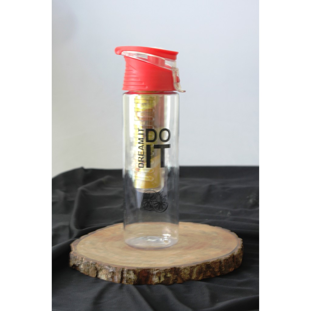 Jual INFUSED WATER BOTTLE/BOTOL MINUM INFUSED WATER RED | Shopee Indonesia