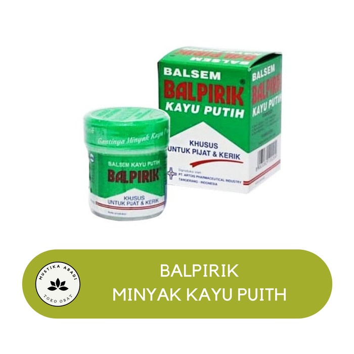Jual Balsem Balpirik Kayu Putih Khusus Untuk Pijat & Kerik Untuk Nyeri ...
