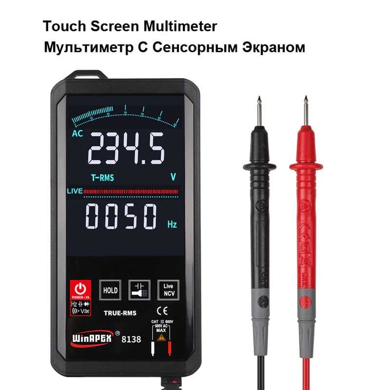 Jual Pocket Size Digital Touchscreen AC/DC Voltage Tester | Shopee ...