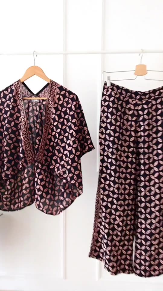 Jual ONE SET OUTER BATIK CROP CELANA KULOT BASIC BATIK MODERN SETELAN ...