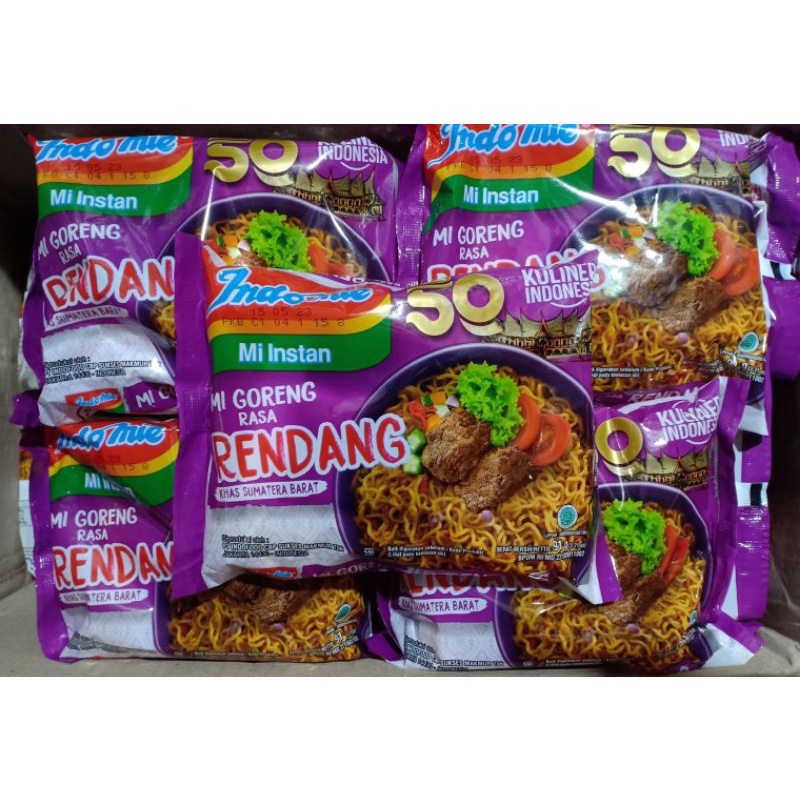 Jual Indomie Mi Instan Mi Goreng Rasa Rendang Khas Sumatera Barat ...