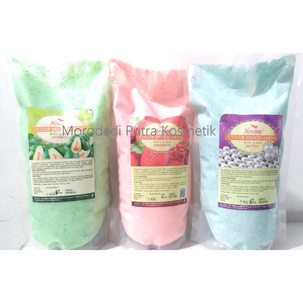 Jual Heviny Lulur Midodareni / Body Scrub 1kg | Shopee Indonesia