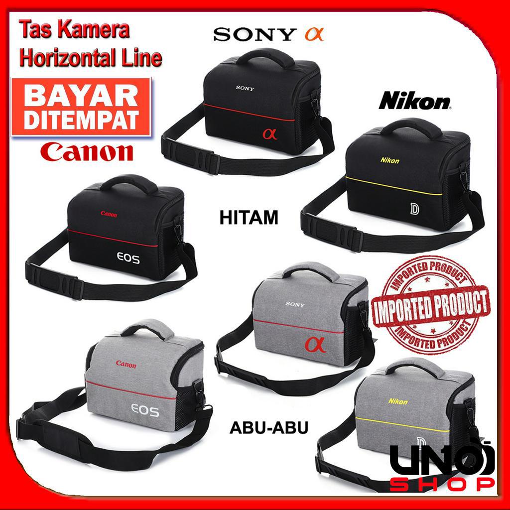 Jual Tas Kamera Slempang Horizontal Line Camera Bag For Canon Nikon ...