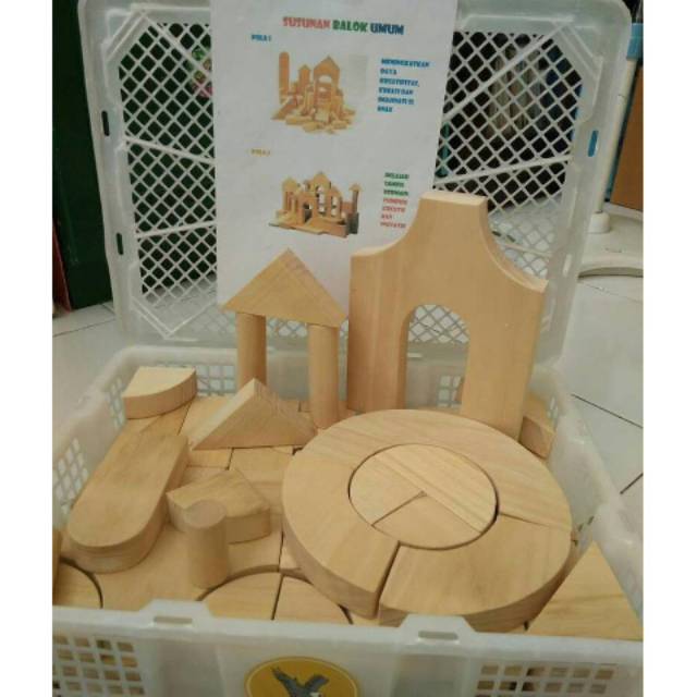 Jual Mainan Balok Kayu (100pcs) | Shopee Indonesia