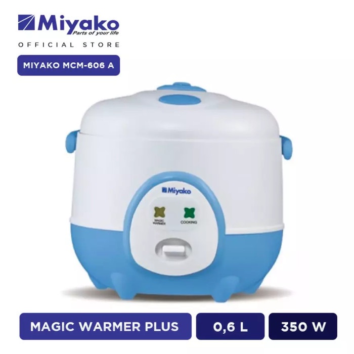 Jual Miyako Magic Com Tipe MCM-606 0.6 Liter 350 Watt Rendah Magic ...