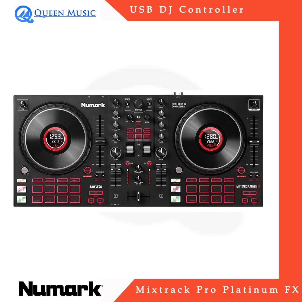 Jual USB DJ Controller Numark Mixtrack Platinum FX | Shopee Indonesia