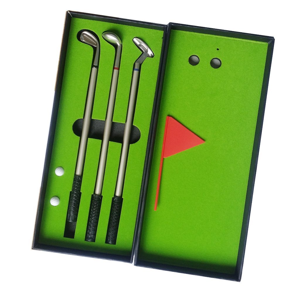 Jual PREORDER CRESTGOLF Golf Pena Set dengan 3 pcs Klub Golf Berbentuk ...