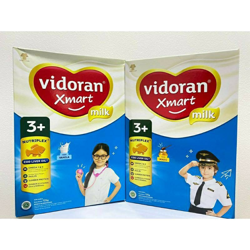 Jual SUSU VIDORAN XMART 3+ KEMASAN 950 G DAN 700 G | Shopee Indonesia