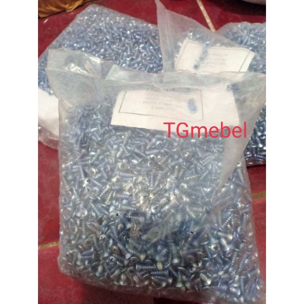 Jual baut 4 X 3/8 HD - putih kebiruan | Shopee Indonesia