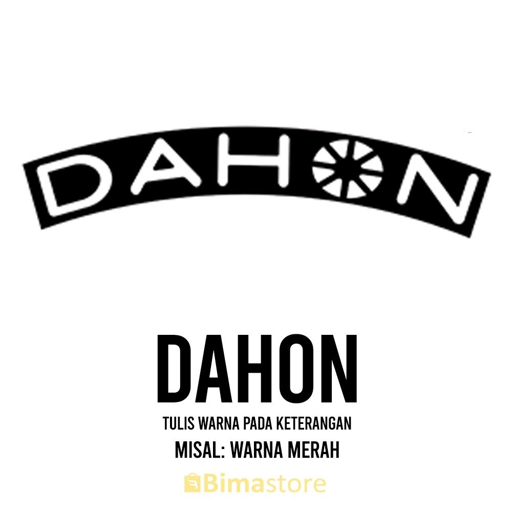 Jual Sticker Decal Rims Sepeda DAHON | Lebar 1 - 3 cm | Diameter 16 ...