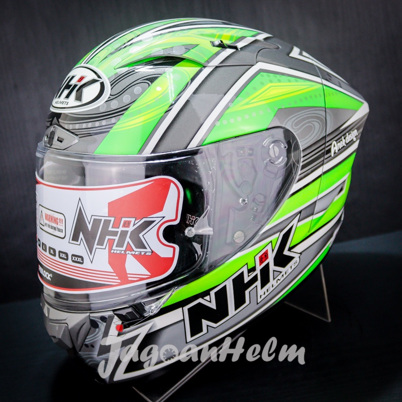 Jual NHK HELM GPR TECH STREET REMY | GREY GREEN | GP R TECH | Shopee ...