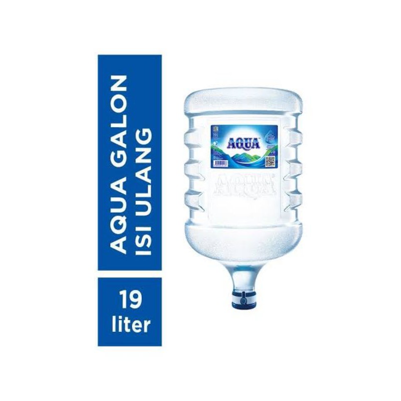 Jual Aqua galon isi ulang 19 L 1 btl | Shopee Indonesia