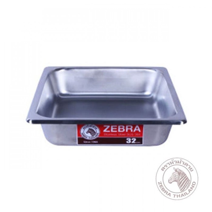 Jual Zebra Food Pan 32 Cm (Halfsize) 4 (141232) / Nampan Stainless ...