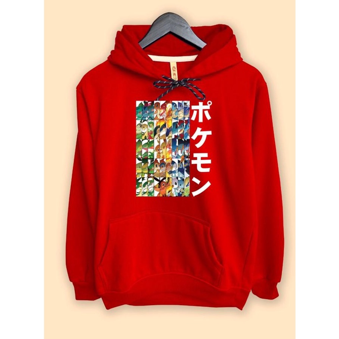 Jual Jaket Hoodie Pokemon All Starter Japan | Shopee Indonesia
