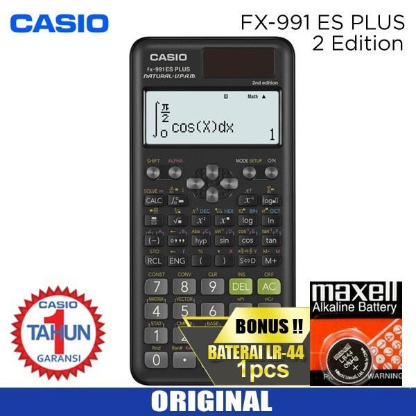 Jual KALKULATOR CASIO FX 991 ES Plus-2nd edition | Shopee Indonesia