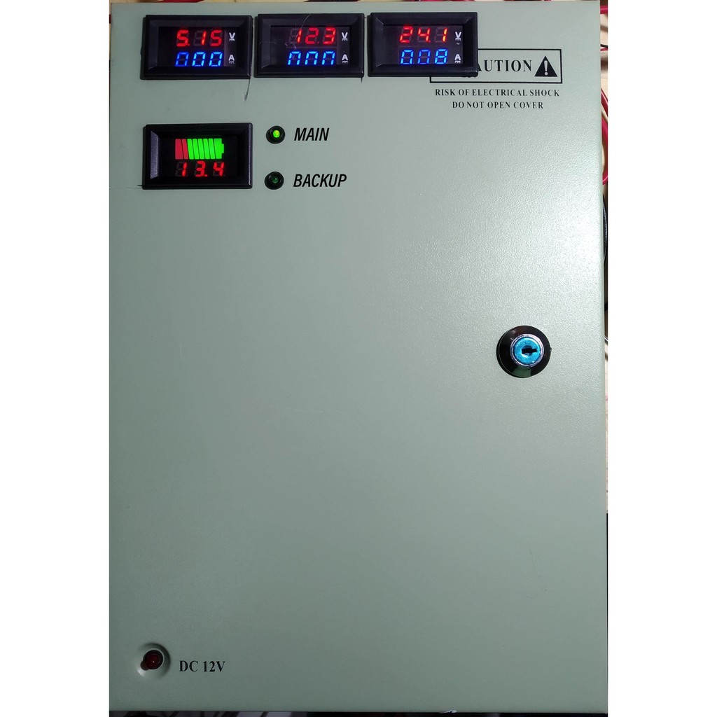 Jual UPS DC 250W 24V 12V 9V 5V AUTO CHARGER & BACKUP WITH CONTROLLER ...