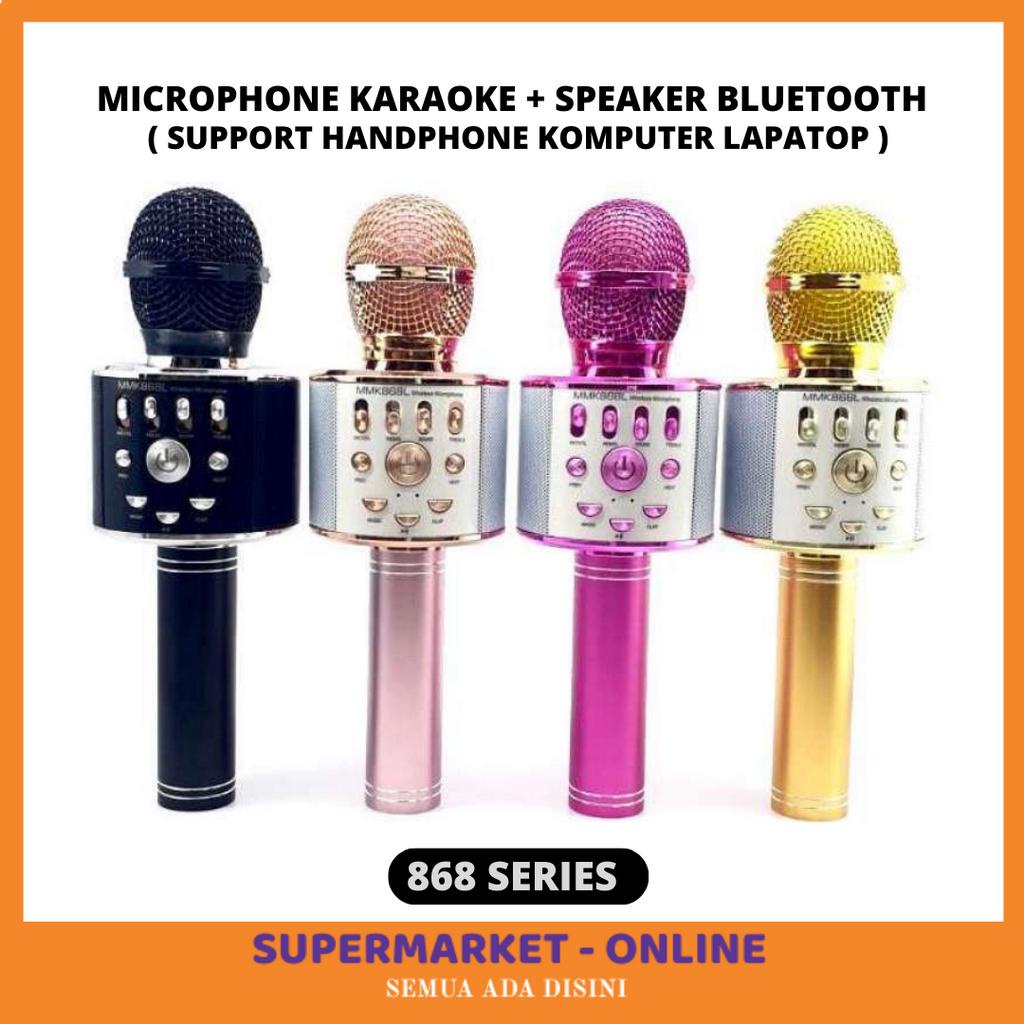 Jual HARGA PROMO!! MICROPHONE MIC KARAOKE PLUS SPEAKER WIRELESS ...
