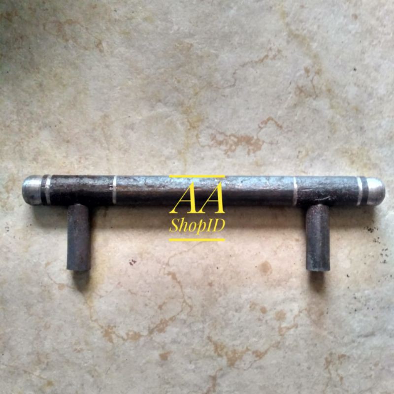 Jual Handle pintu handle pagar besi handle bubut 18cm | Shopee Indonesia