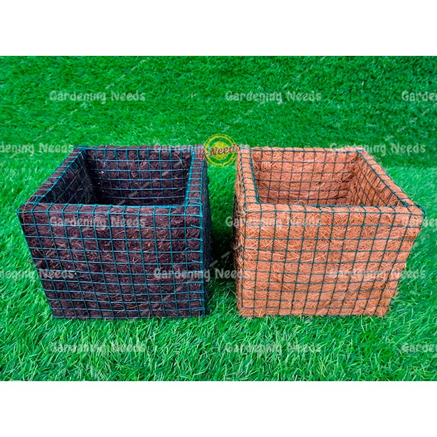 Jual Pot Bunga/Pot Anggrek Serabut Kelapa Ijuk Kotak 16cm | Shopee ...