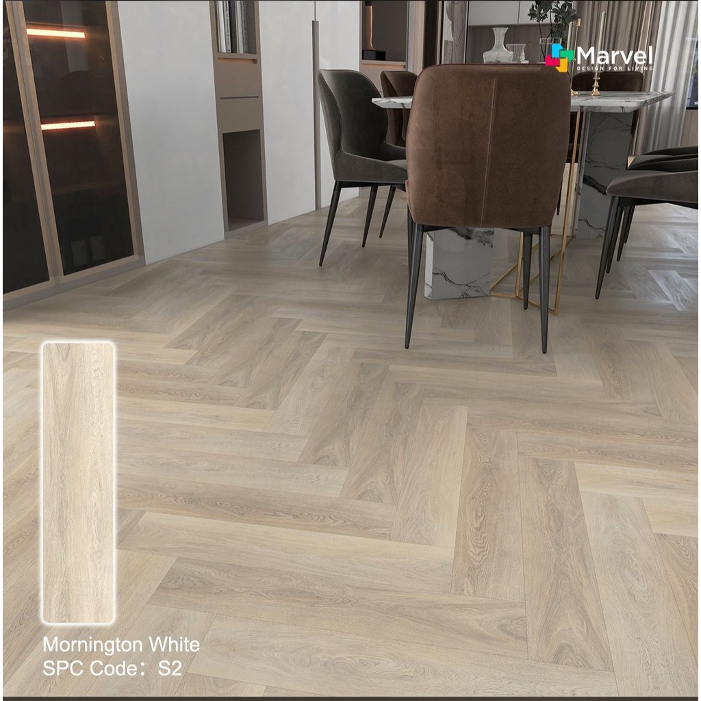 Jual Vinyl Spc Marvel Heringbone +1mm Ixpe | Shopee Indonesia