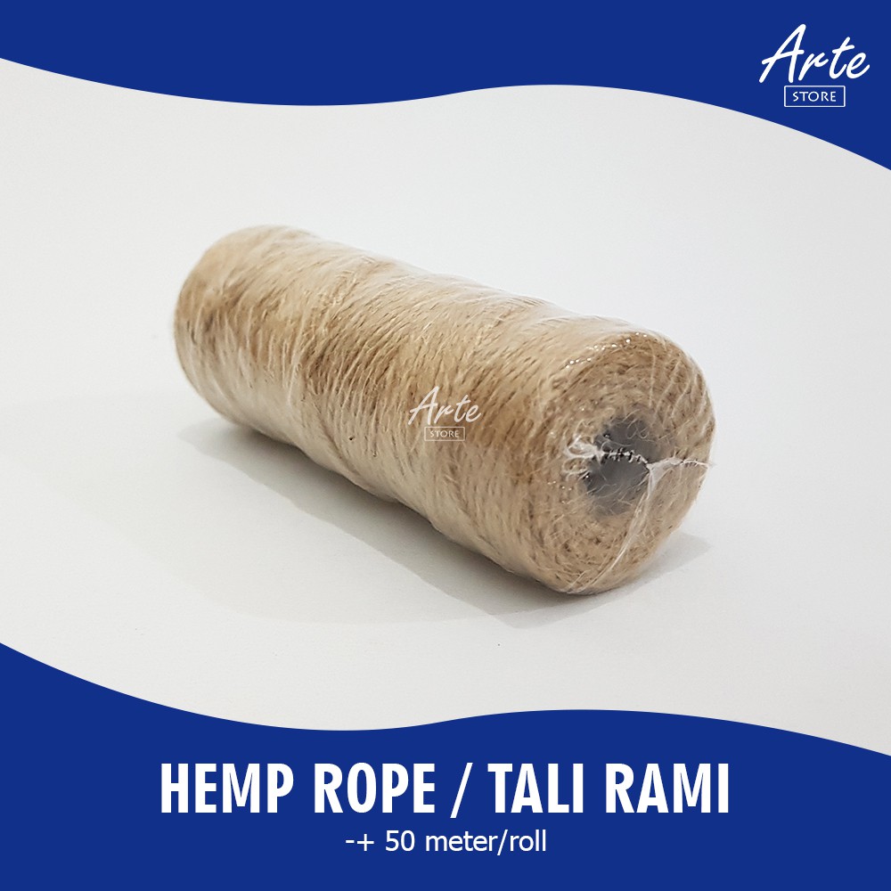 Jual Tali Rami - Tali Goni - Hemp Rope 50 M | Shopee Indonesia