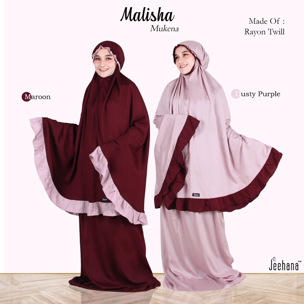 Jual Mukena Dewasa Malisha by Jeehana / Mukena Pelekapan Sholat ...