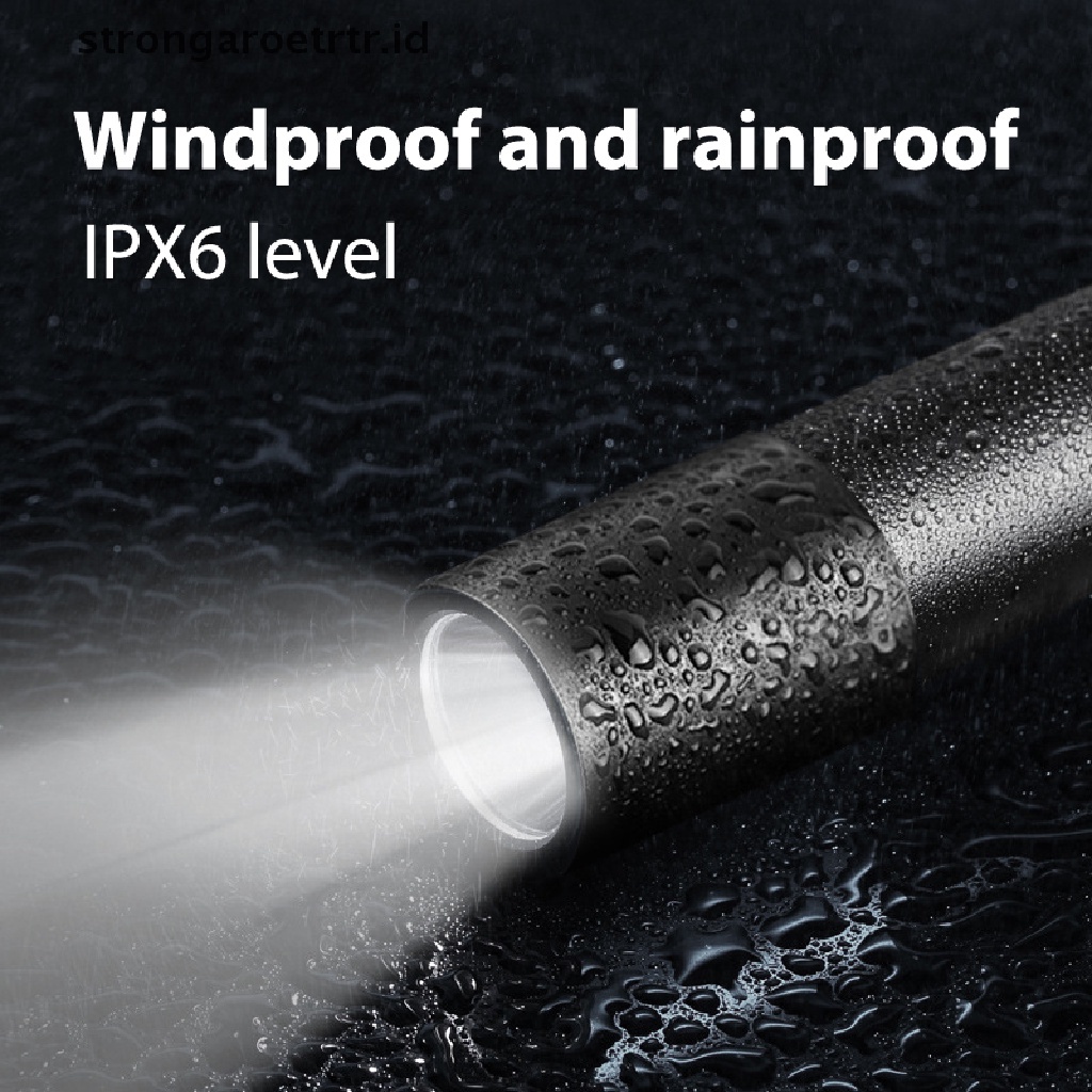 Jual Senter Mini / Senter LED MINI Portable Super Terang Jarak Jauh Usb Rechargeable Untuk ...