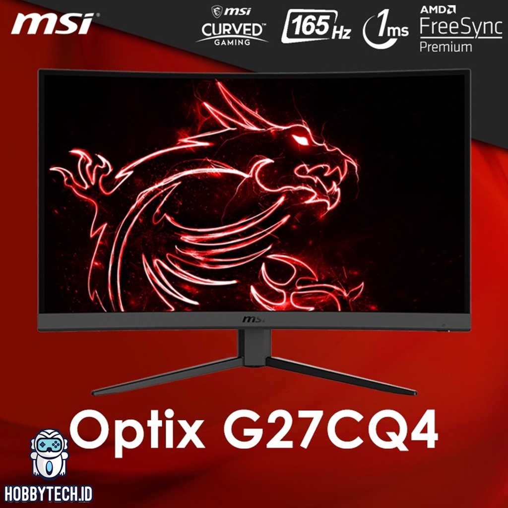 Jual MSI OPTIX G27CQ4 CURVED GAMING MONITOR 165Hz/1ms/WQHD/Freesync ...